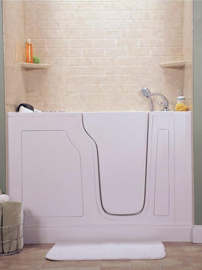 One-day Shower Makeovers Bathroom Tub-to-Shower Conversions in Durham, NC